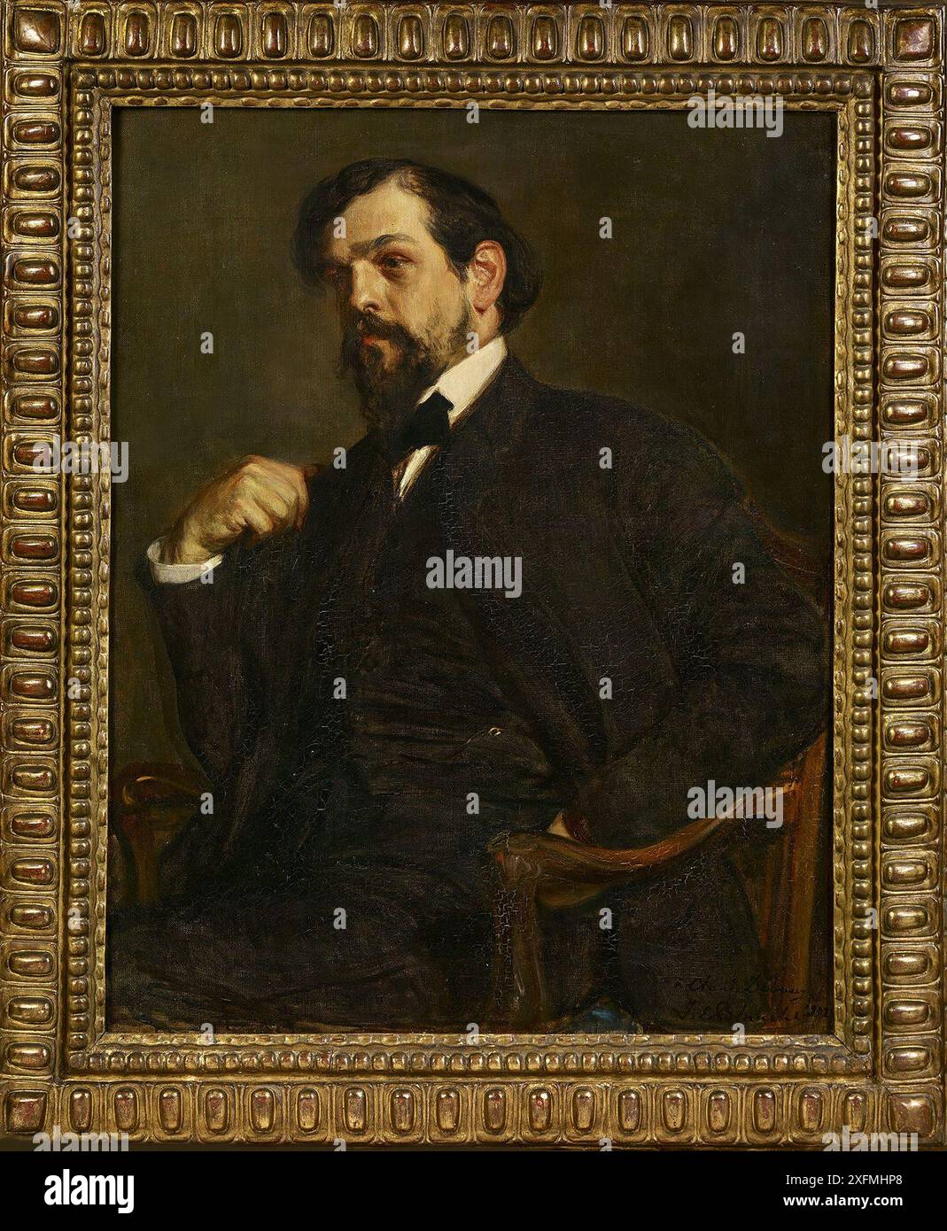 Portrait of the composer Claude Debussy (1862-1918). Museum ...