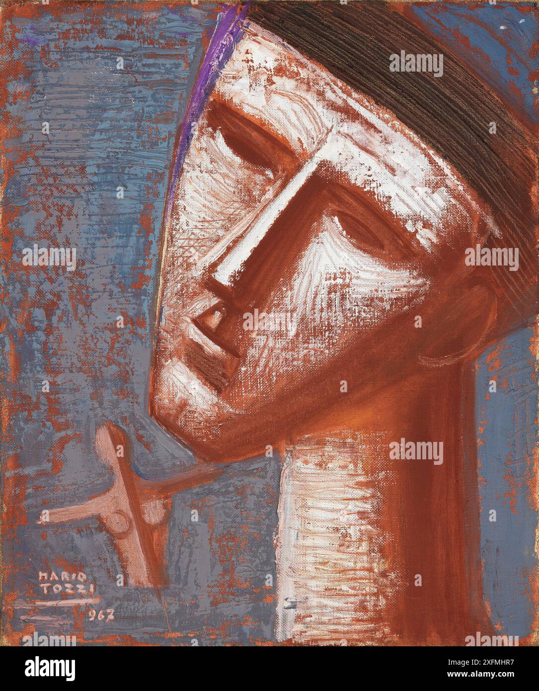 Self-portrait. Museum: PRIVATE COLLECTION. Author: Mario Tozzi Stock ...