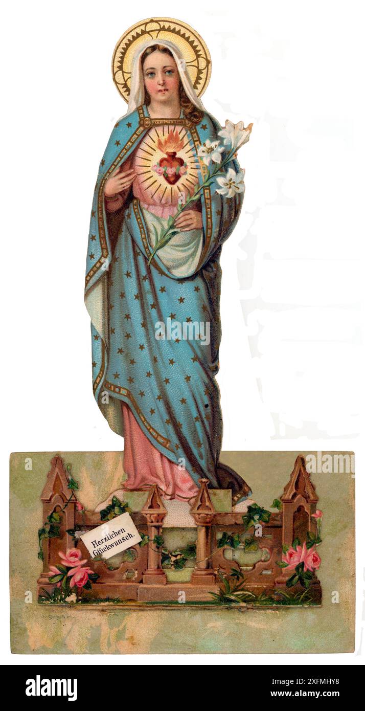 Religiosa de la virgen maria Cut Out Stock Images & Pictures - Alamy