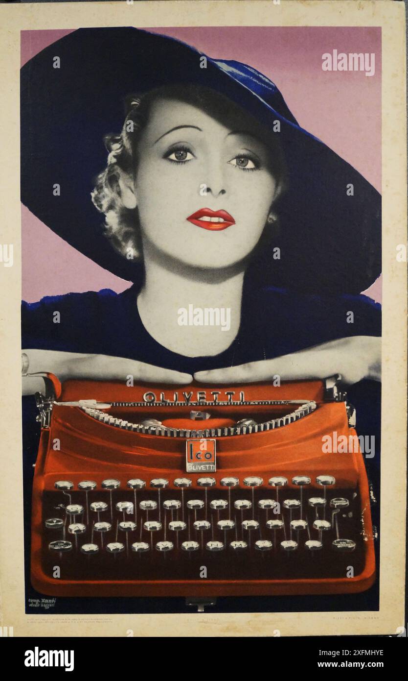 Olivetti. Museum: PRIVATE COLLECTION. Author: Xanti Schawinsky Stock ...