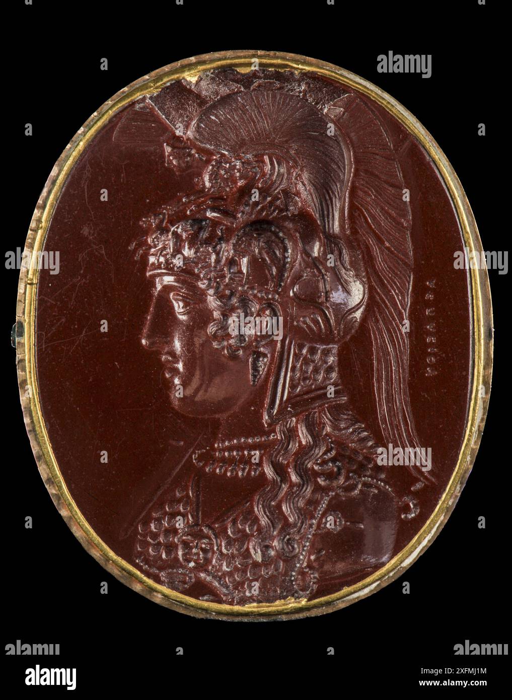 Gem with the head of Athena Parthenos. Museum: MUSEO NAZIONALE ROMANO ...