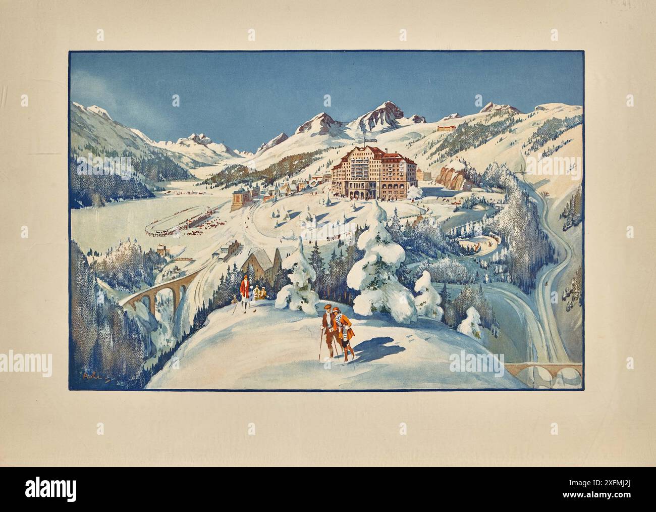 St. Moritz. Museum: PRIVATE COLLECTION. Author: Philipp Arlen Stock ...