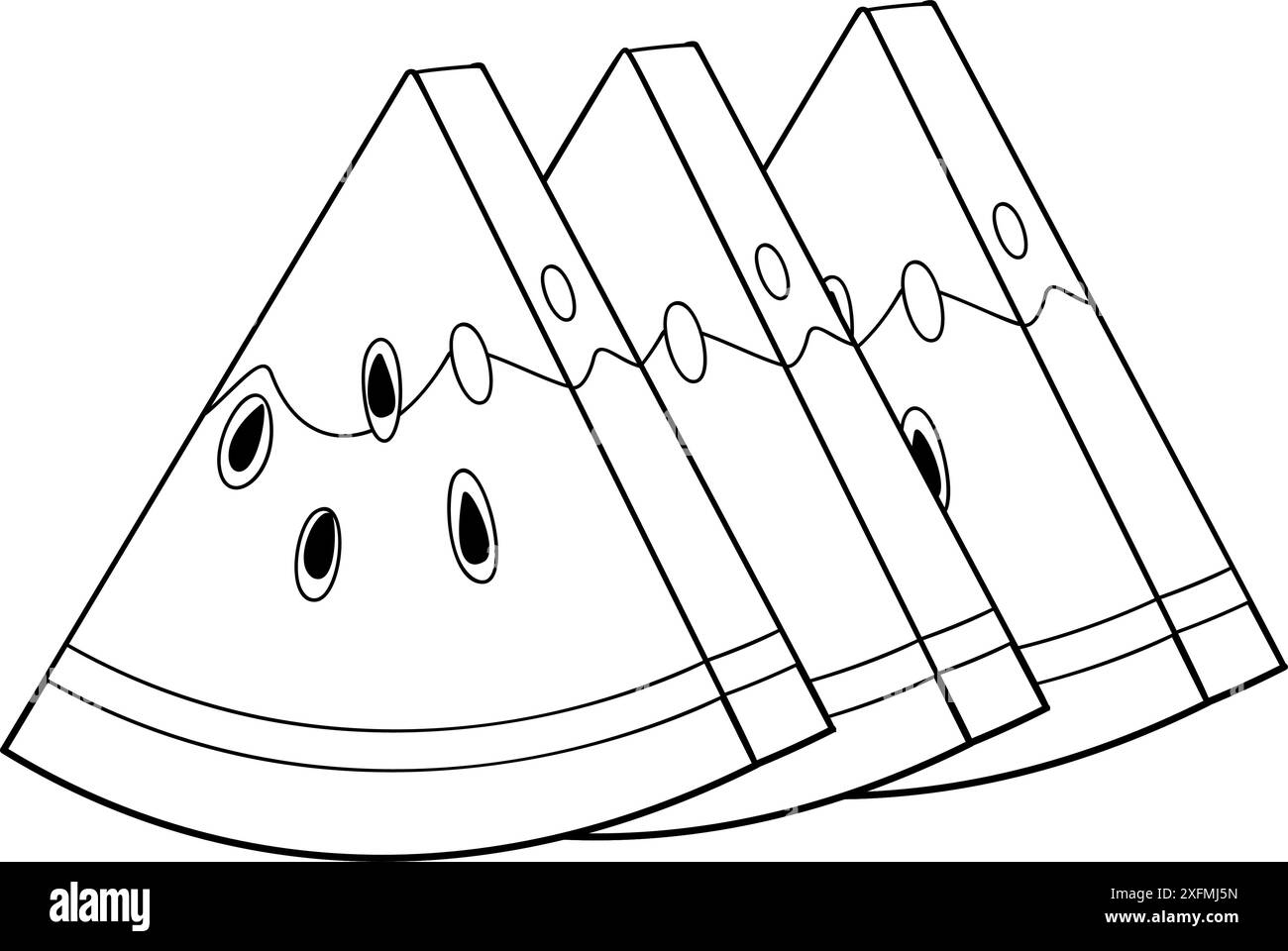 Healthy snack coloring page Cut Out Stock Images & Pictures - Alamy
