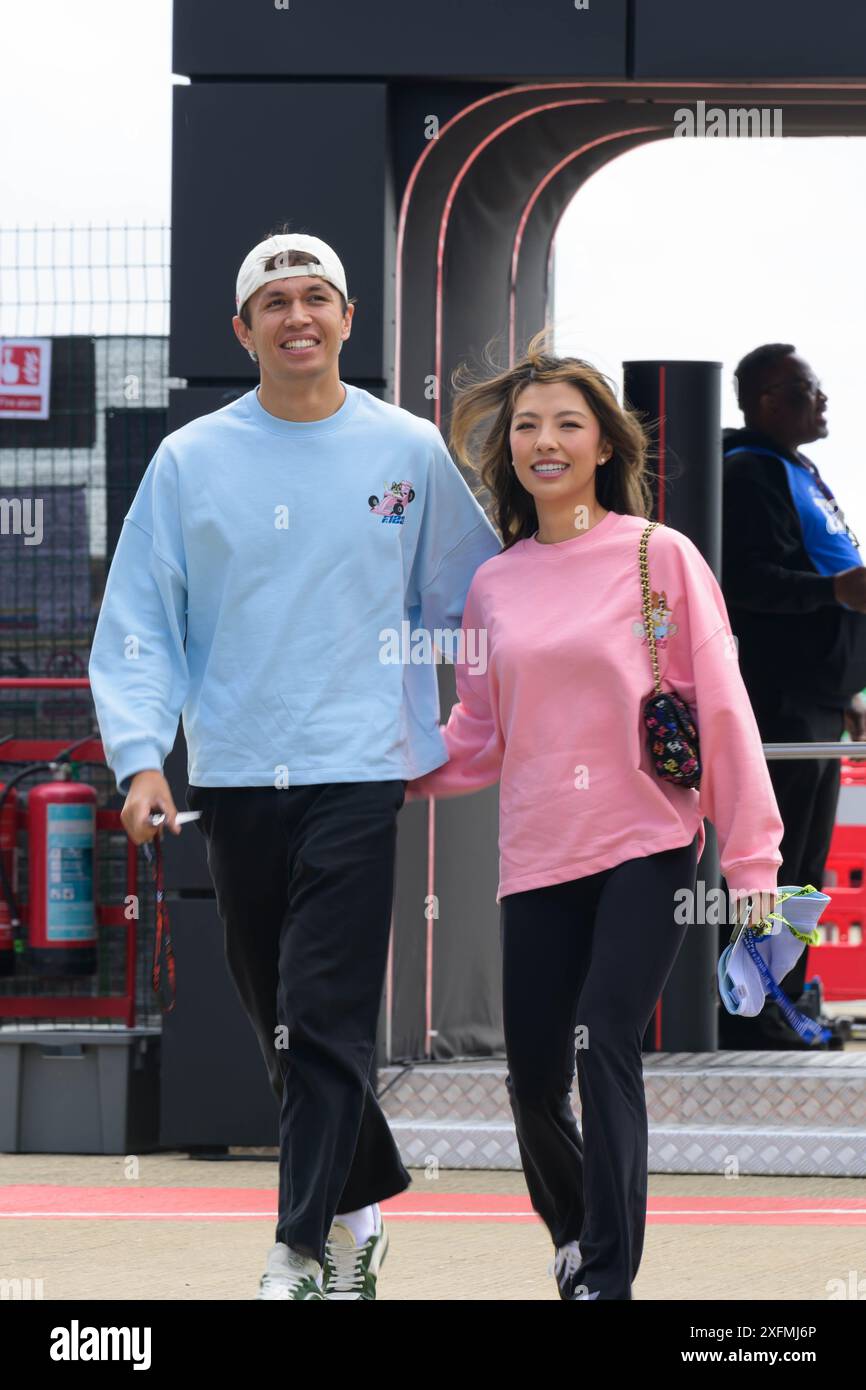 Silverstone, UK. 04th July 2024. Alexander Albon of Williams Racing and ...