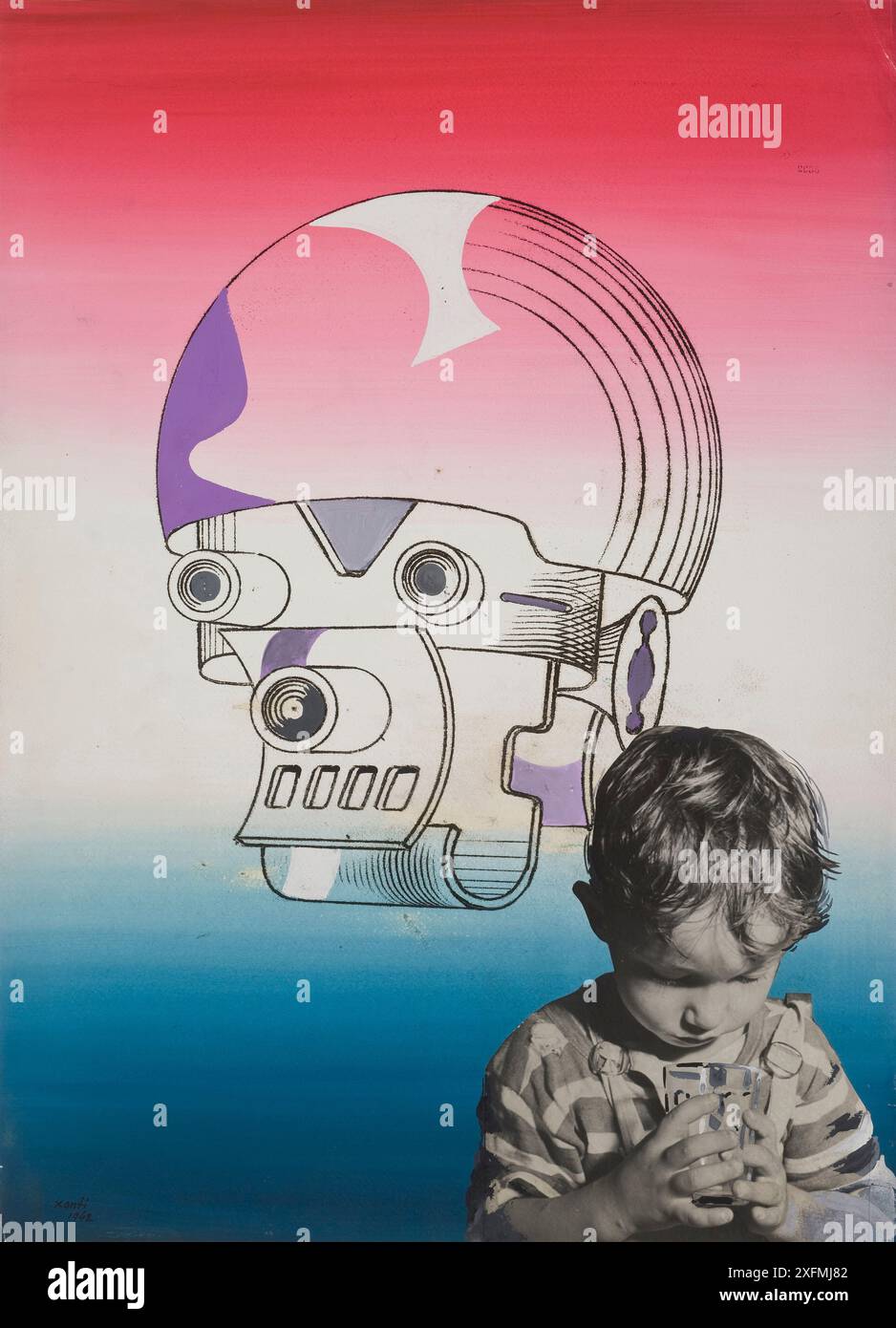 Untitled (War Face and Child). Museum: © Xanti Schawinsky Estate Zürich ...