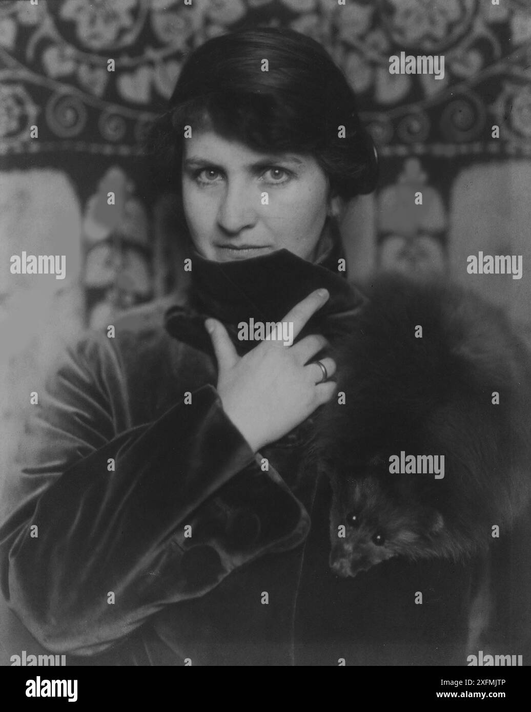 Portrait of Alma Mahler. Museum: PRIVATE COLLECTION. Author: Madame d ...