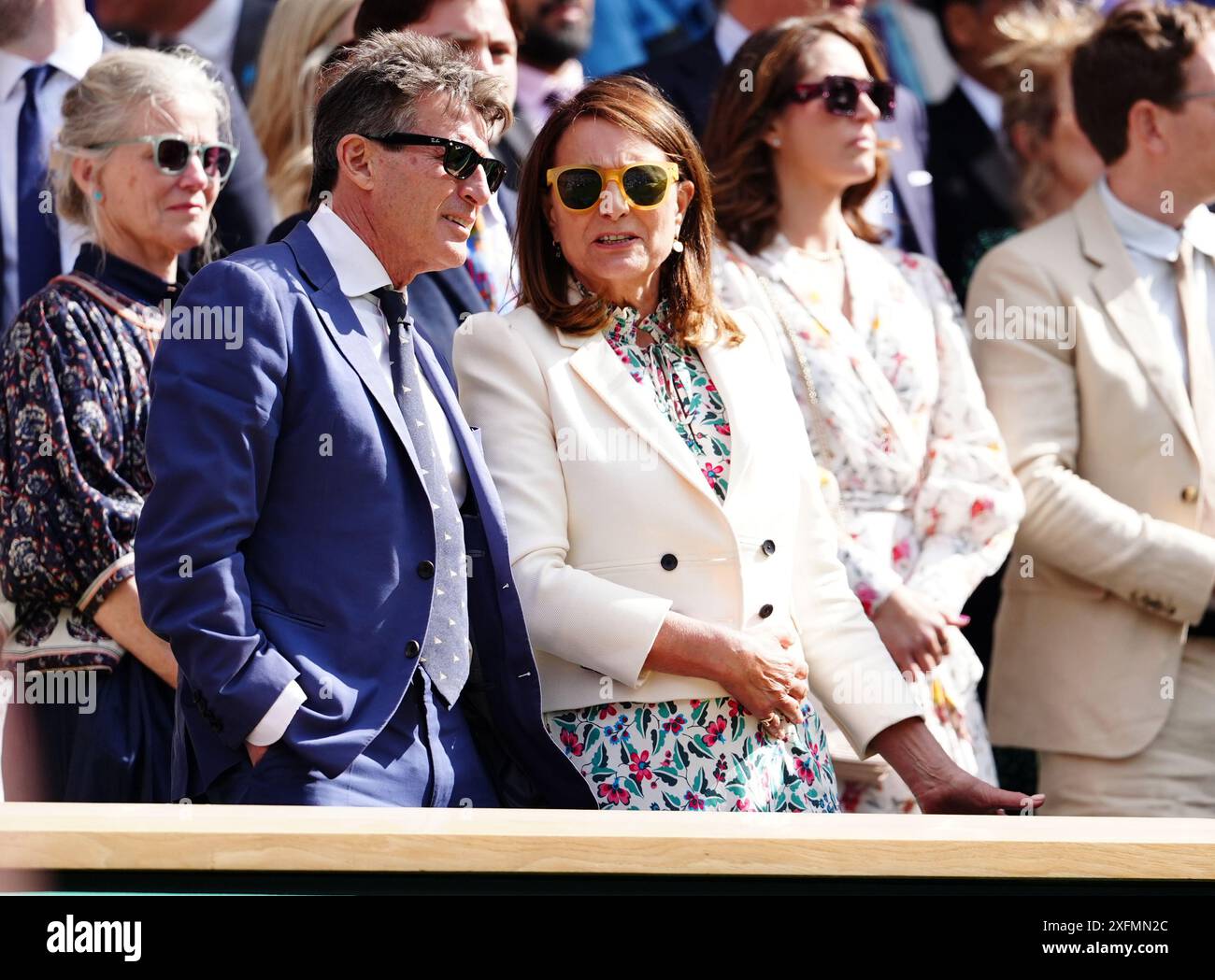 Carole middleton wimbledon 2024 hi-res stock photography and images - Alamy