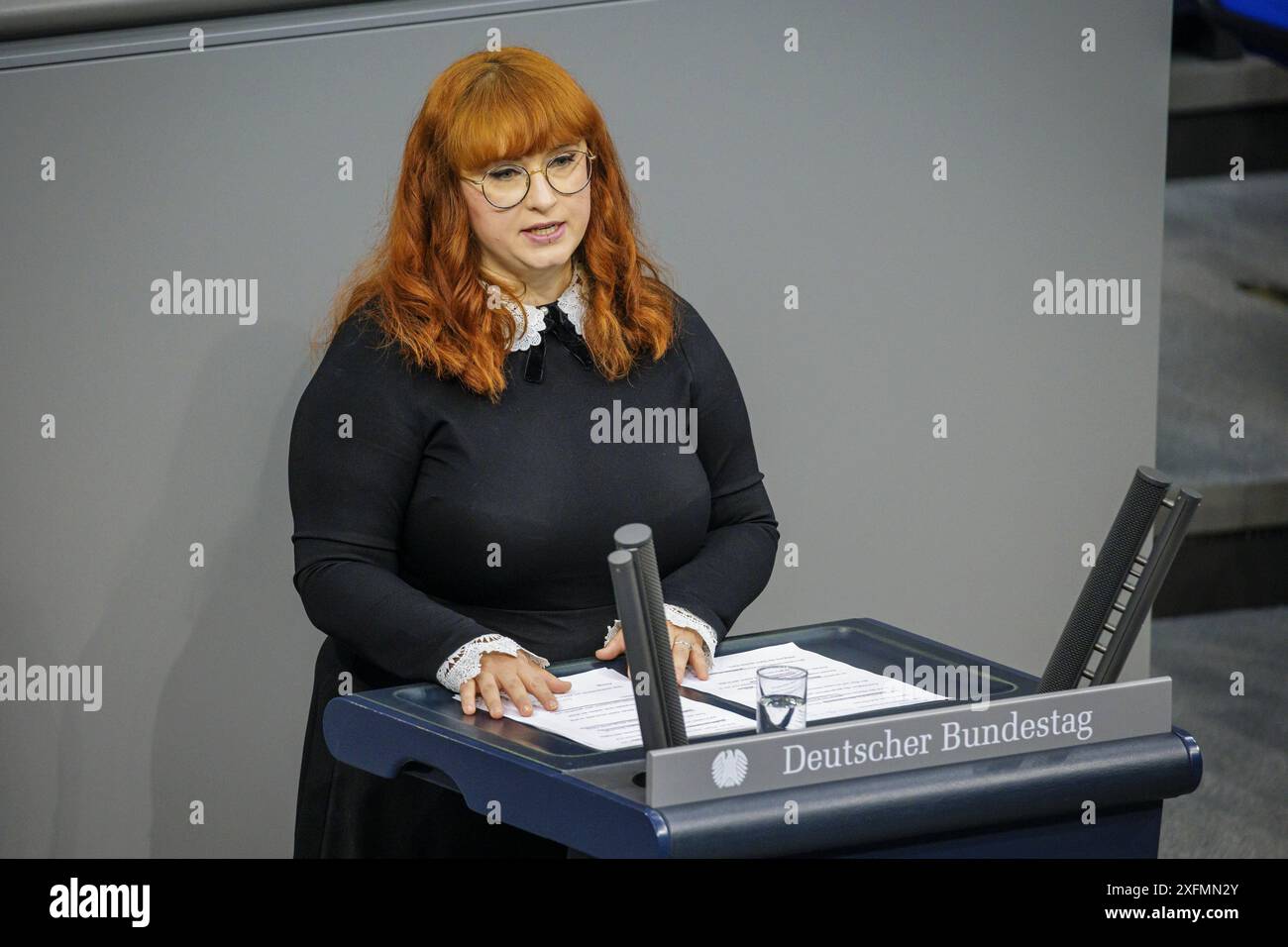 Agnieszka Brugger, MdB, Gruene, spricht im Plenum des Bundestages ...
