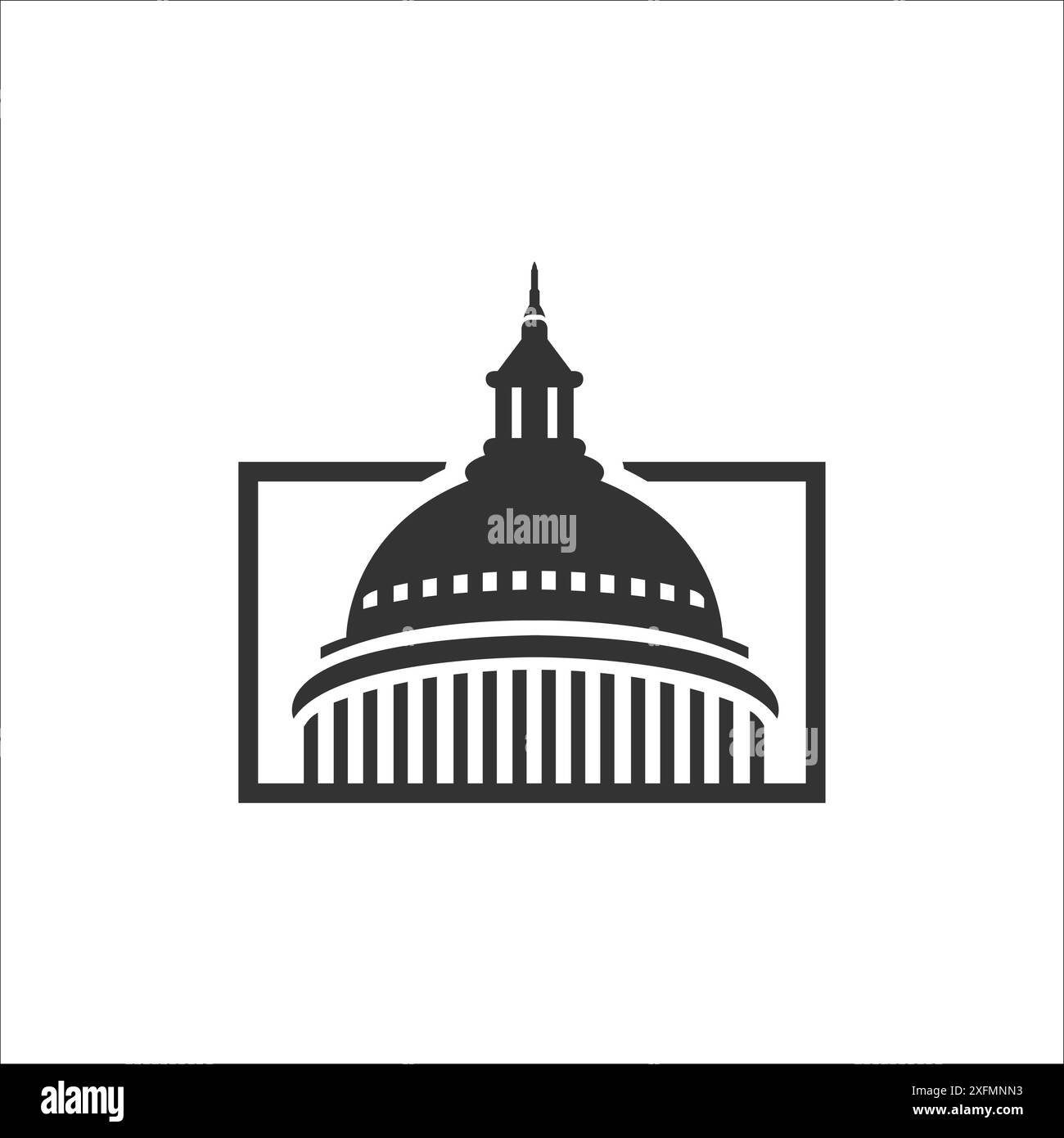Washington dc autumn white house Stock Vector Images - Alamy