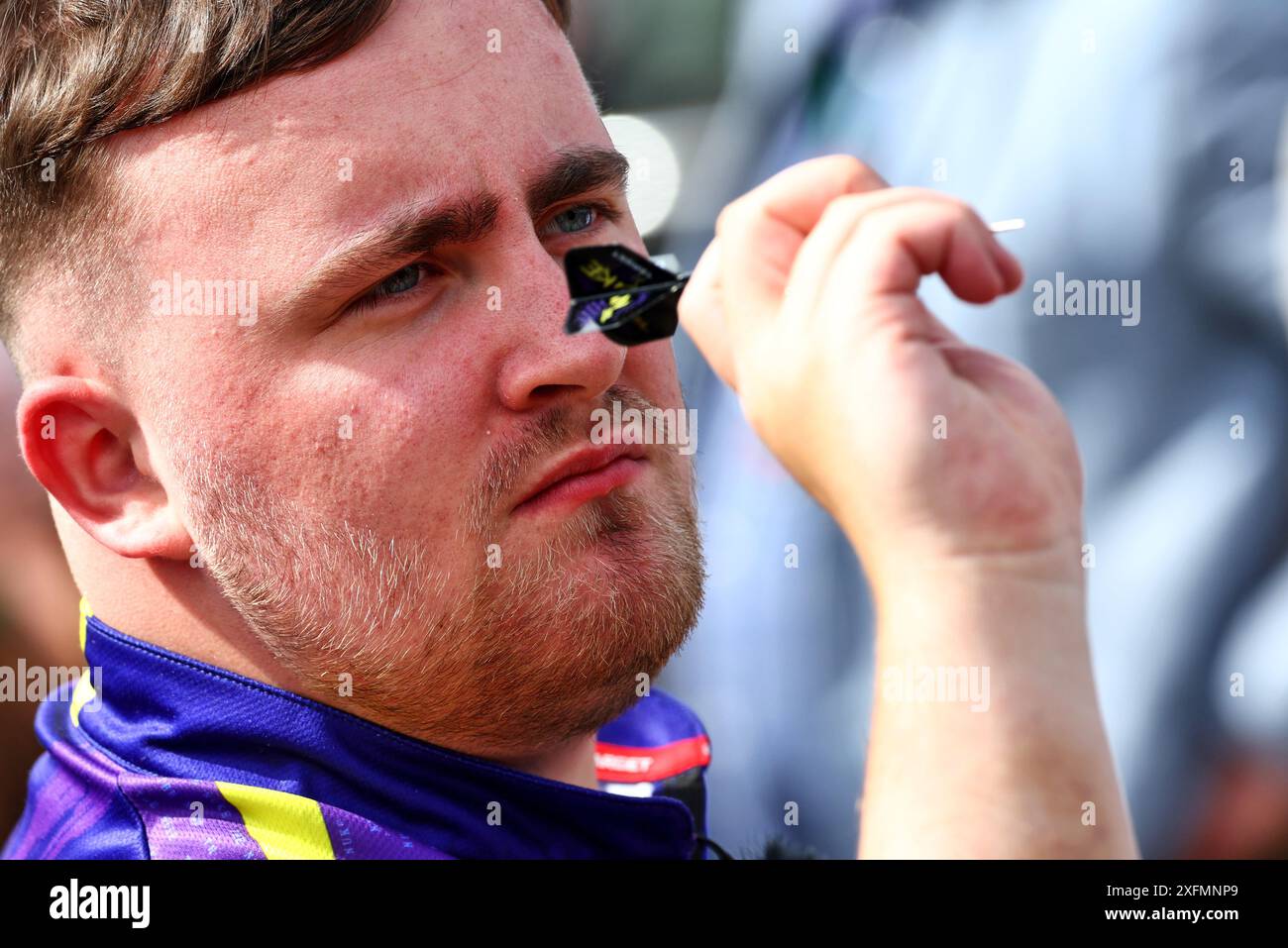 Silverstone, UK. 04th July, 2024. Luke Littler (GBR) Darts Player ...