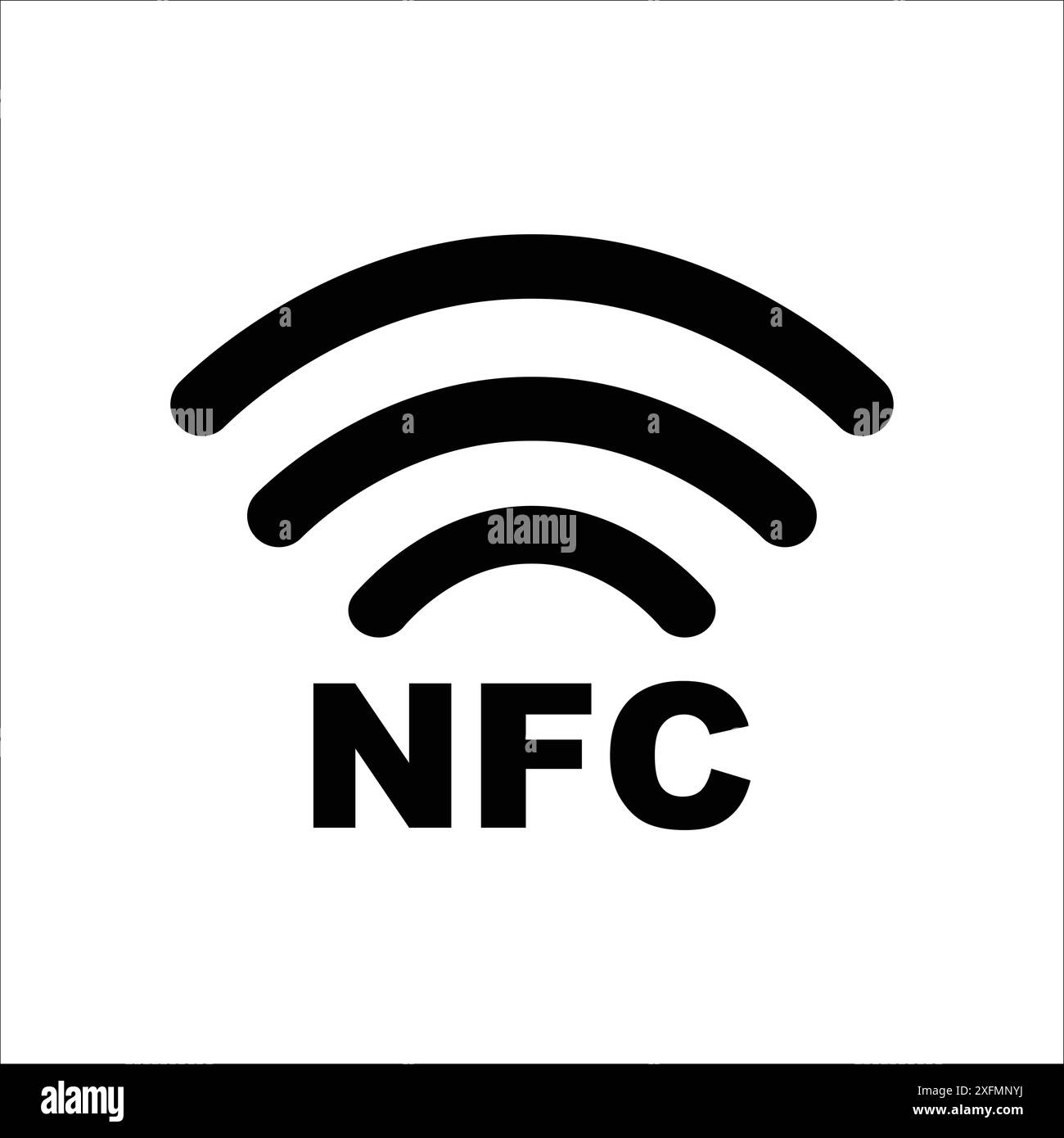 Nfc vector icon, smart payment symbol. Simple, flat design for web or mobile app Stock Vector ...