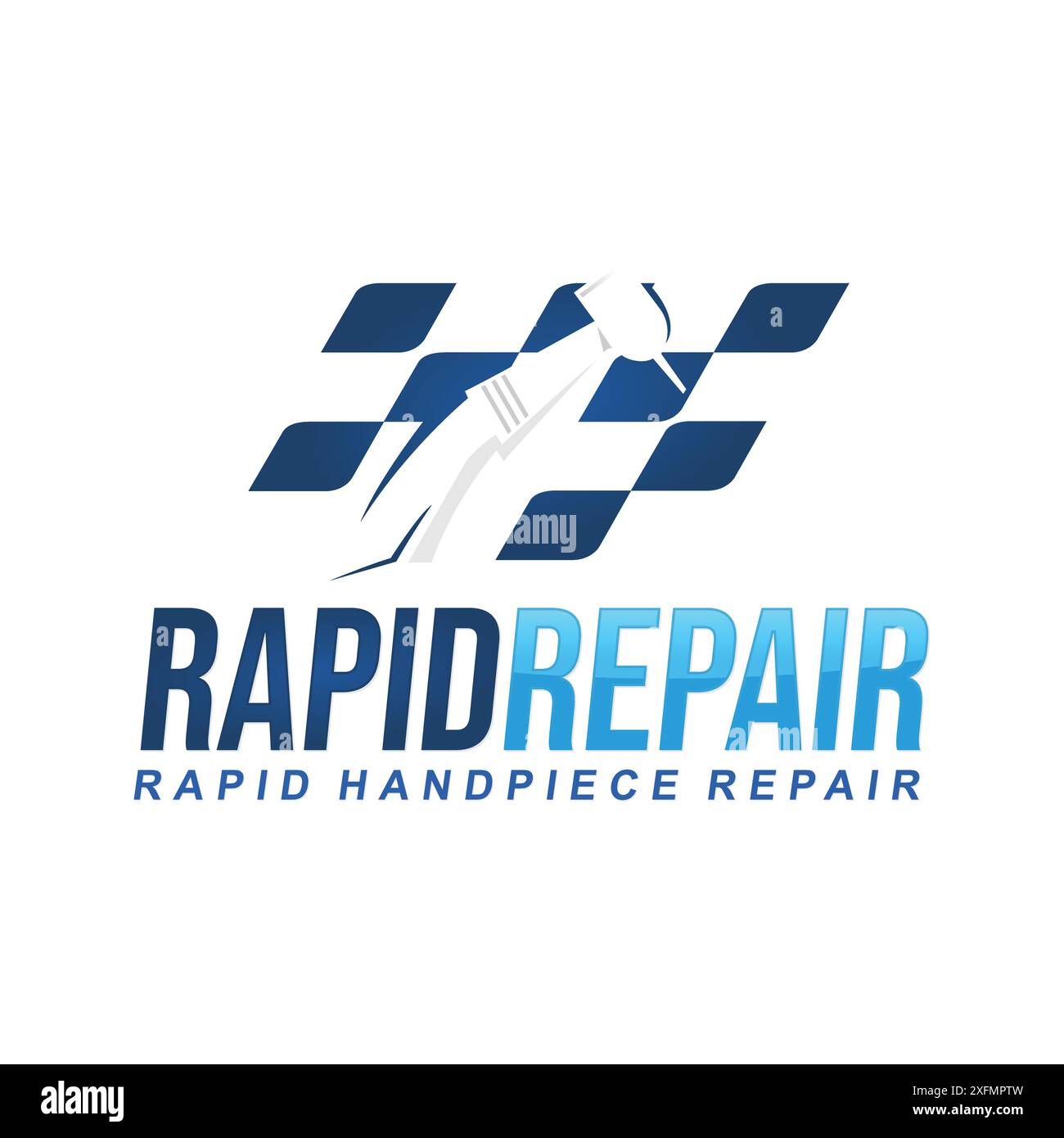 Illustration dental drill treatment Cut Out Stock Images & Pictures - Alamy