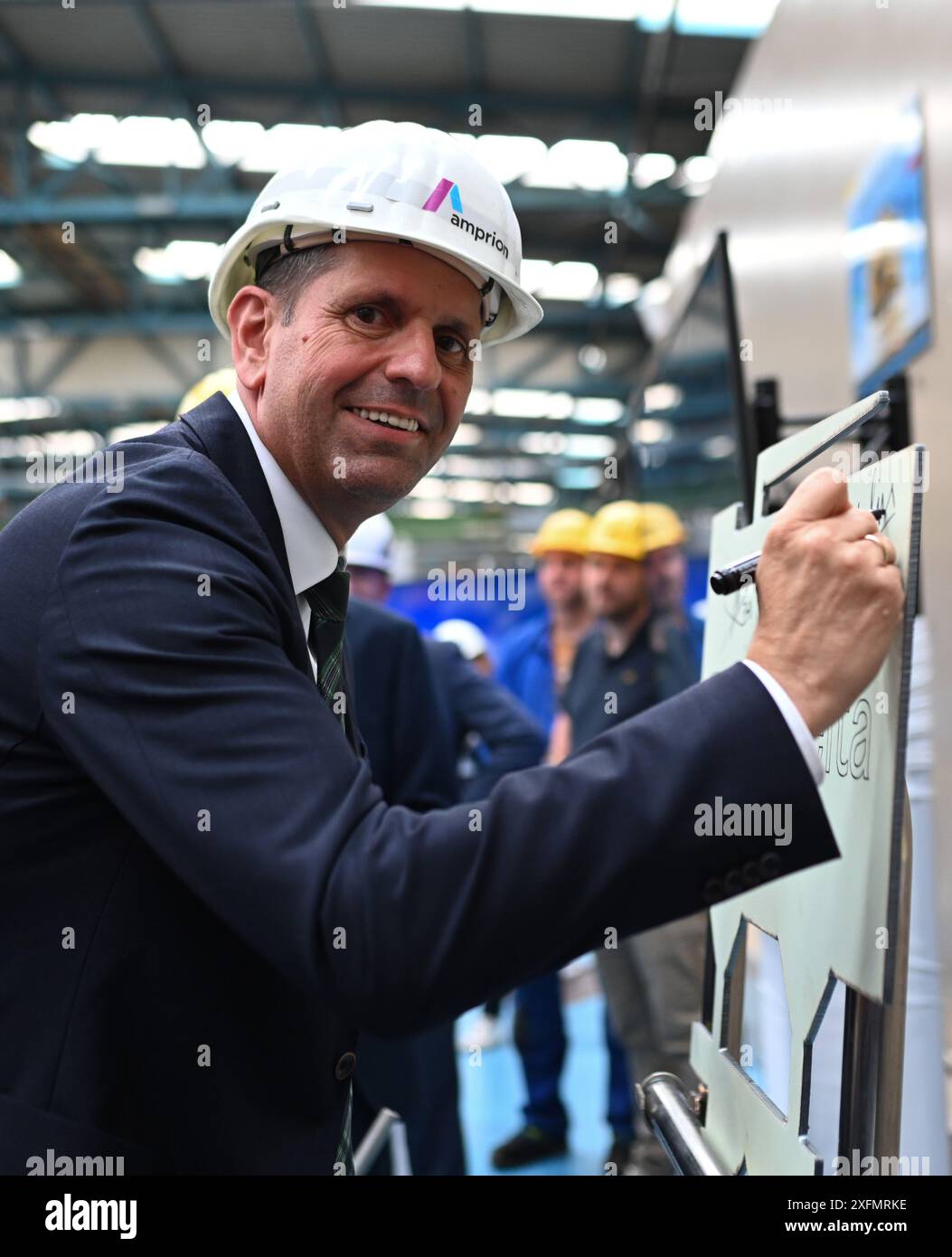 04 July 2024, Lower Saxony, Papenburg: Olaf Lies (SPD), Minister of ...