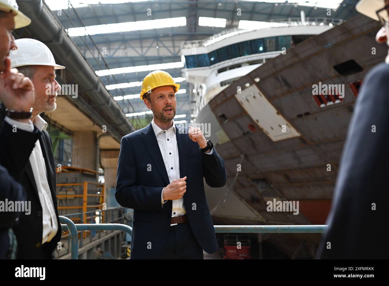 04 July 2024, Lower Saxony, Papenburg: Tim Meyer, former CEO of Meyer ...