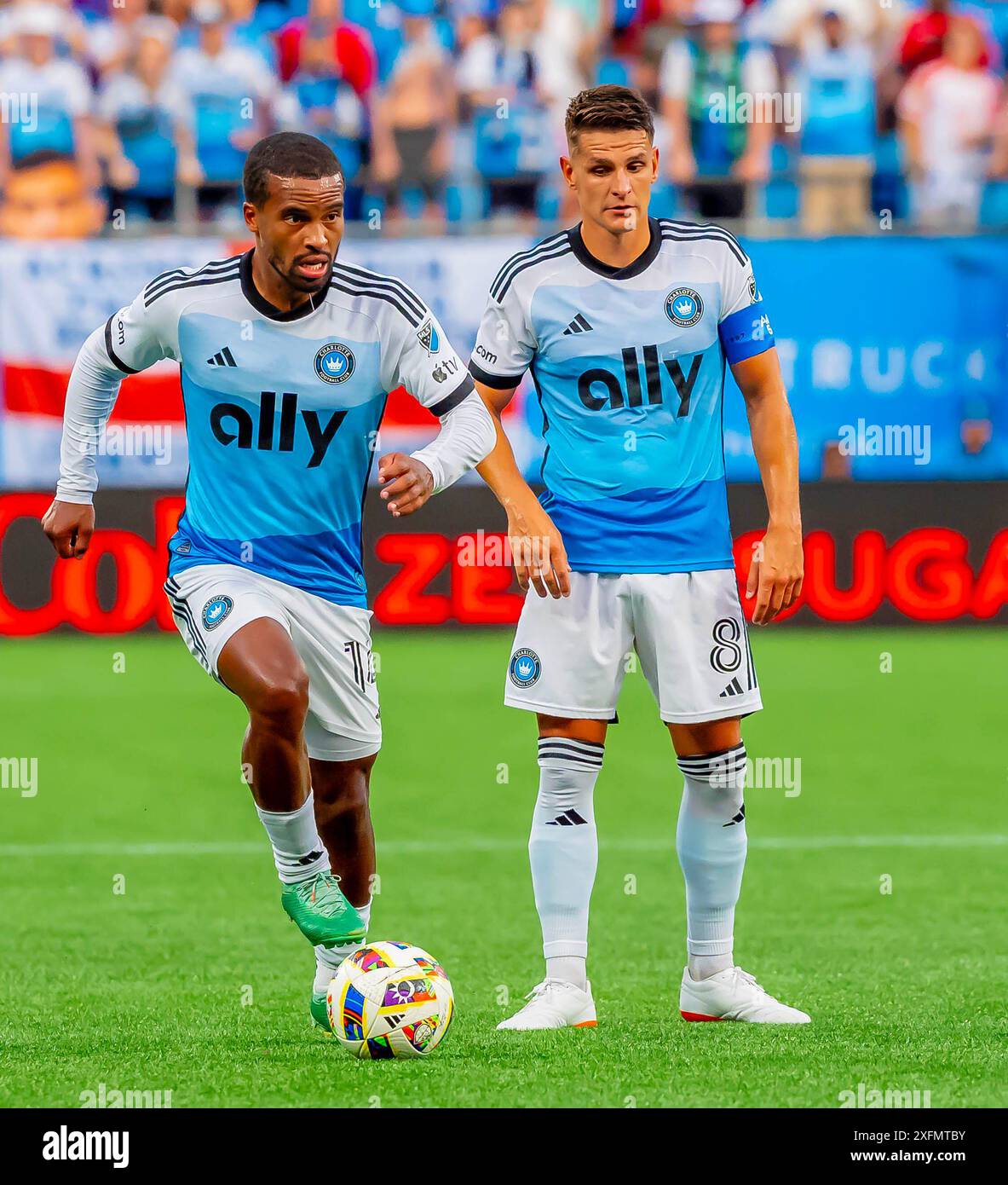 Charlotte, Nc, USA. 3rd July, 2024. Charlotte FC Defender NATHAN BYRNE ...