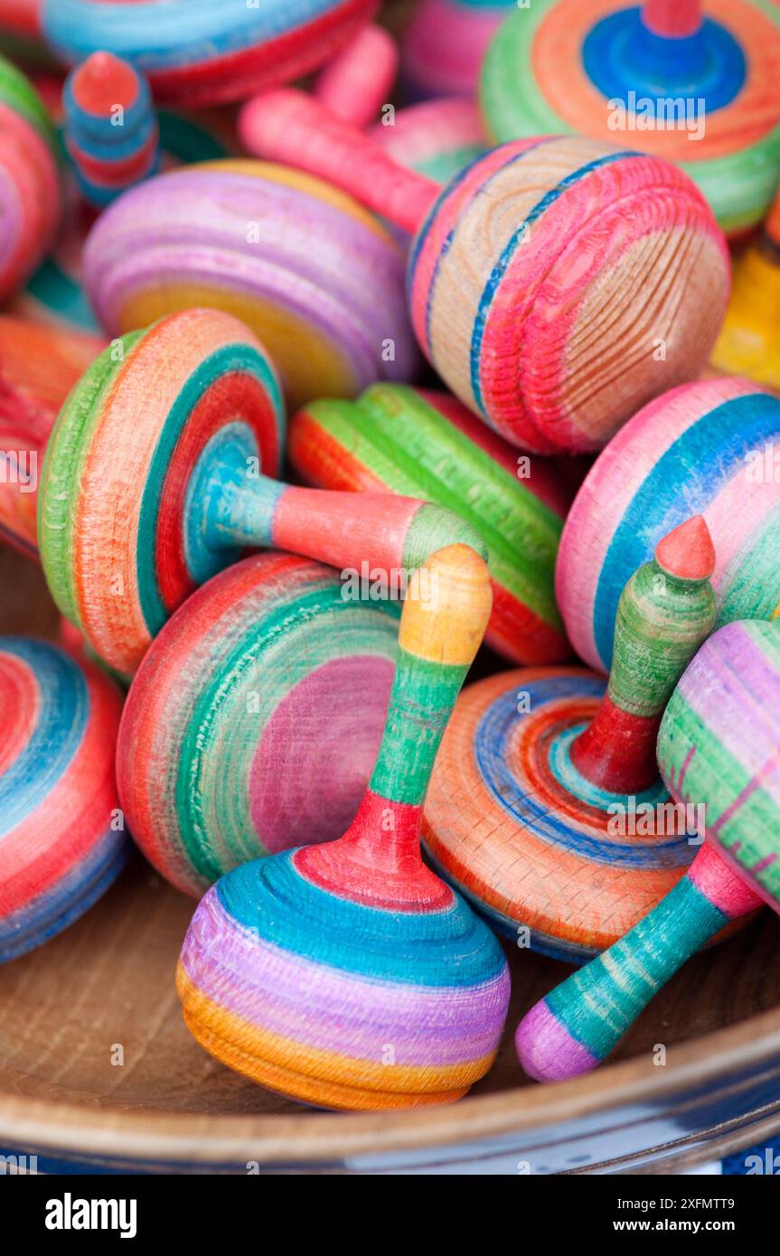 Decorated spinning top hi-res stock photography and images - Alamy