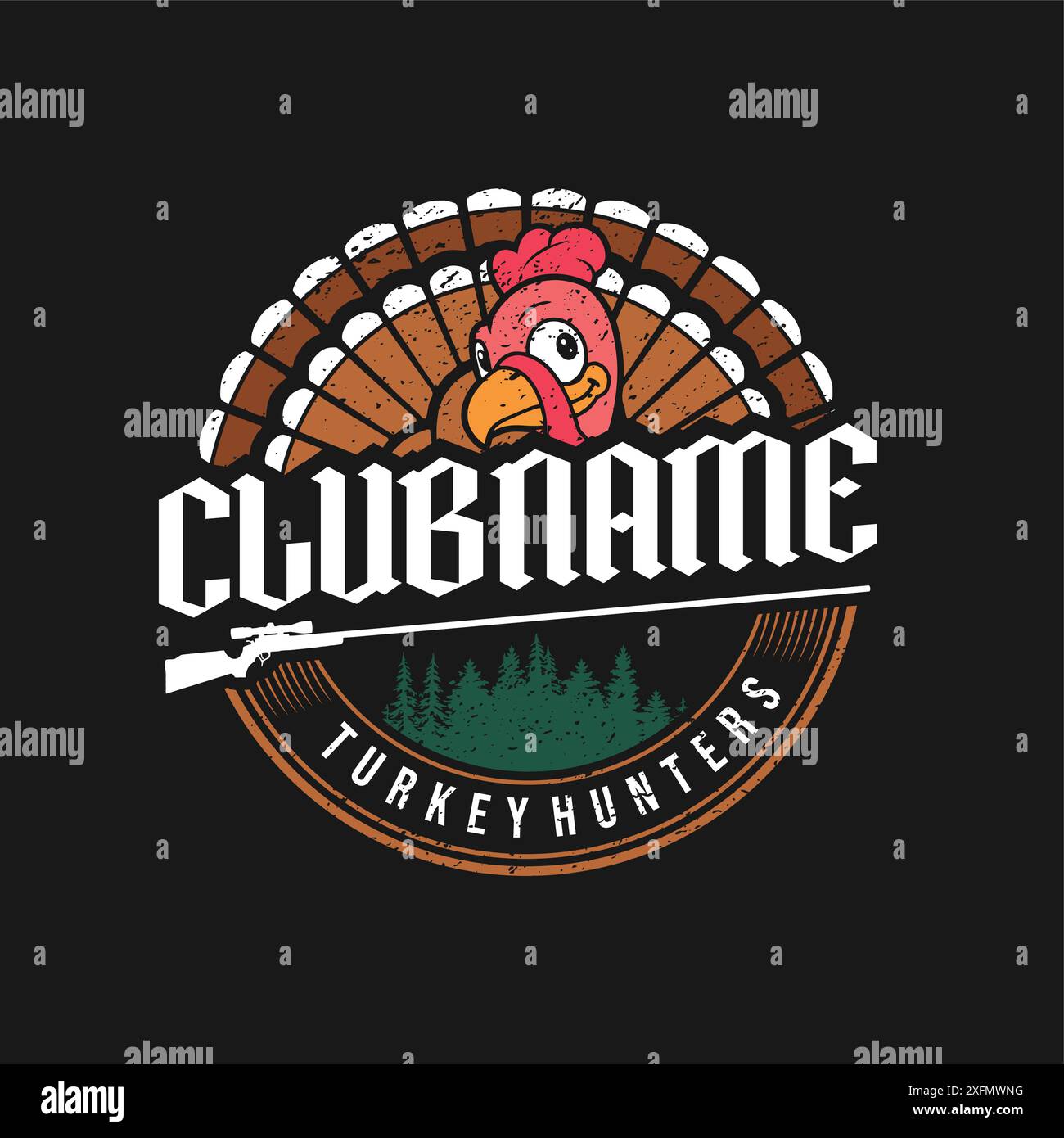 Vector map of hunt hi-res stock photography and images - Alamy