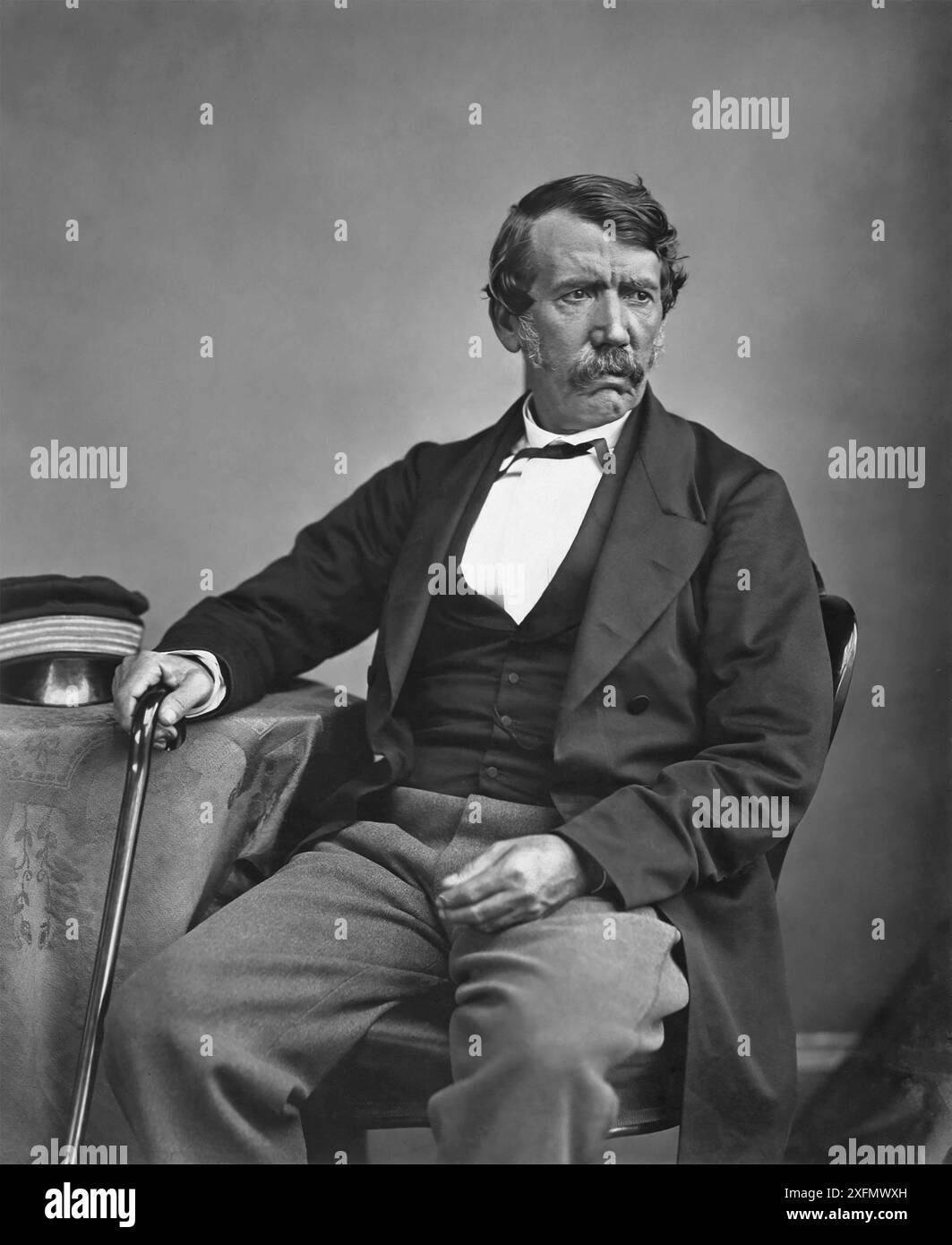 David Livingstone. Portrait of the Scottish missionary and explorer ...