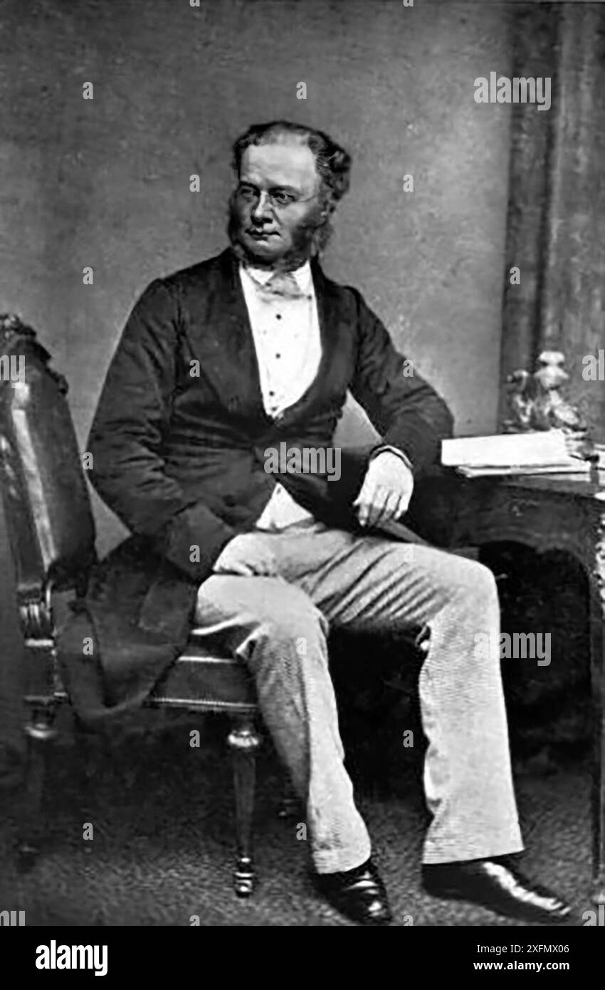 William Fothergill Cooke. Portrait of the English inventor, Sir William ...