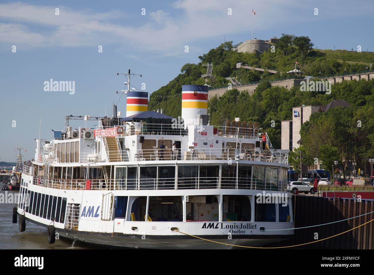 Canada, Quebec City, ferry boat, St Lawrence River Stock Photo - Alamy