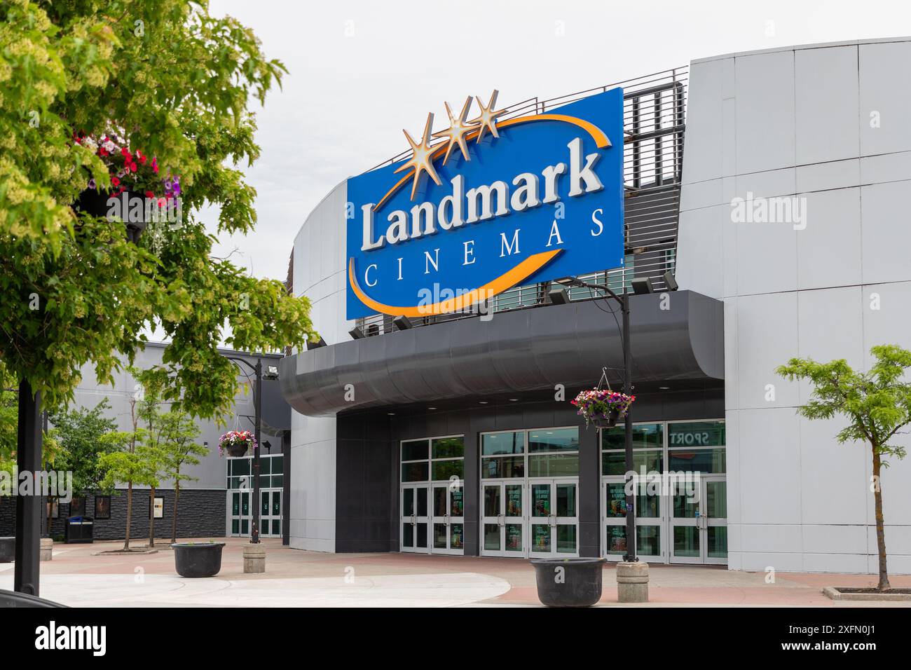 Kanata, Canada - June 2, 2024: Landmark Cinemas movie theatre entrance ...