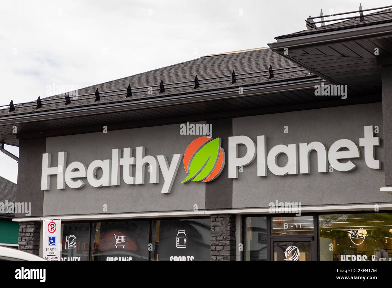Kanata, Canada - June 2, 2024: Healthy Planet store sign on the ...