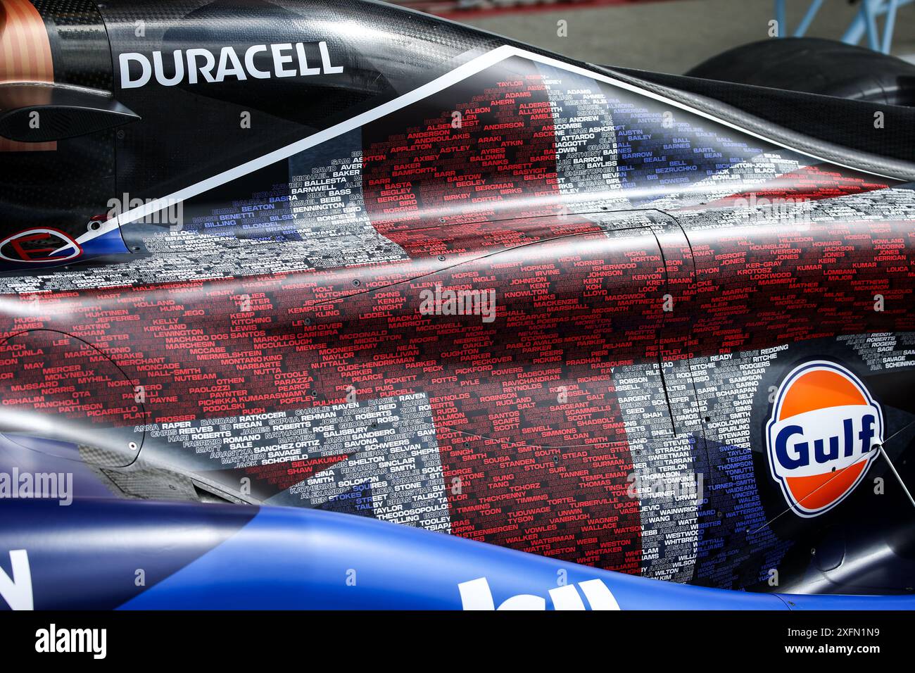 Williams Racing special livery during the Formula 1 Qatar Airways ...