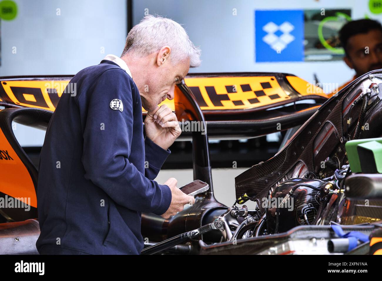 FIA staff during the Formula 1 Qatar Airways British Grand Prix 2024 ...