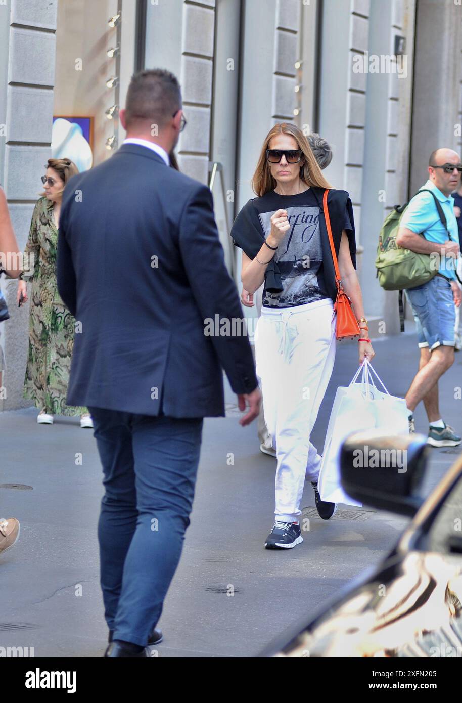 Milan, 04-07-2024 Lavinia Borromeo, wife of John Elkann President of ...