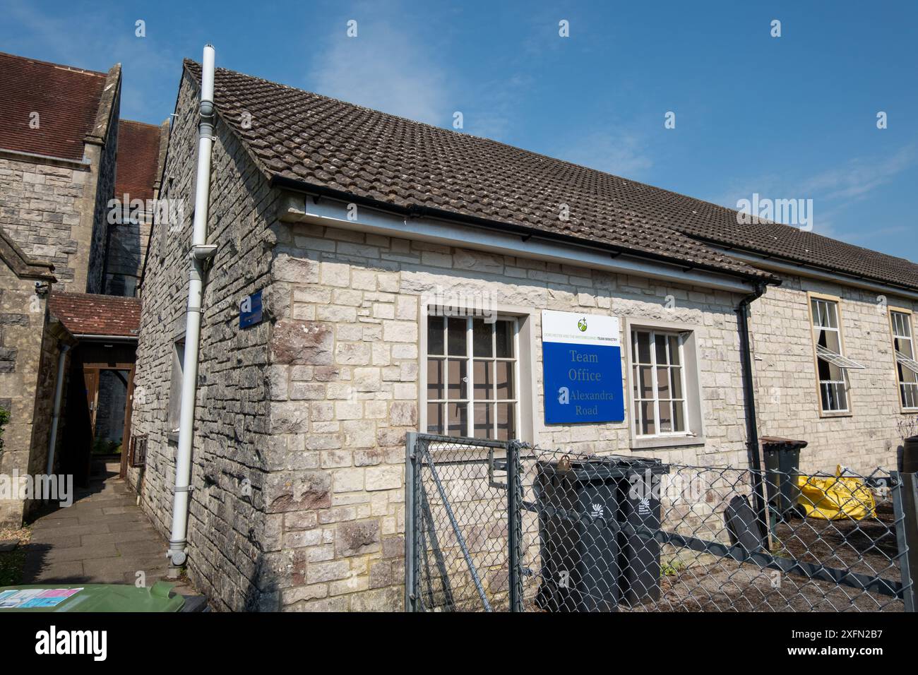 St Mary's Anglican church team office building, Dorchester, UK Stock ...