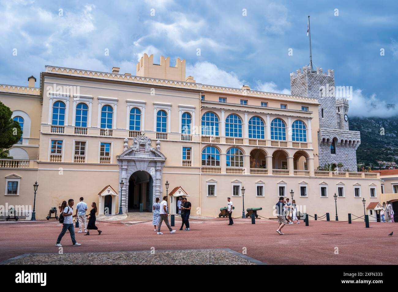 Le Palais Princier de Monaco on Place du Palais in Monaco-Ville, Le ...