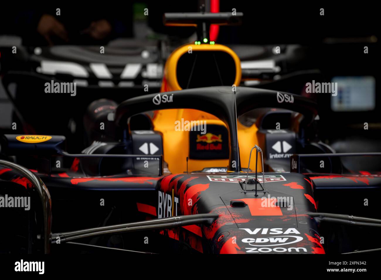 SILVERSTONE - The Red Bull team unveils the special color composition ...