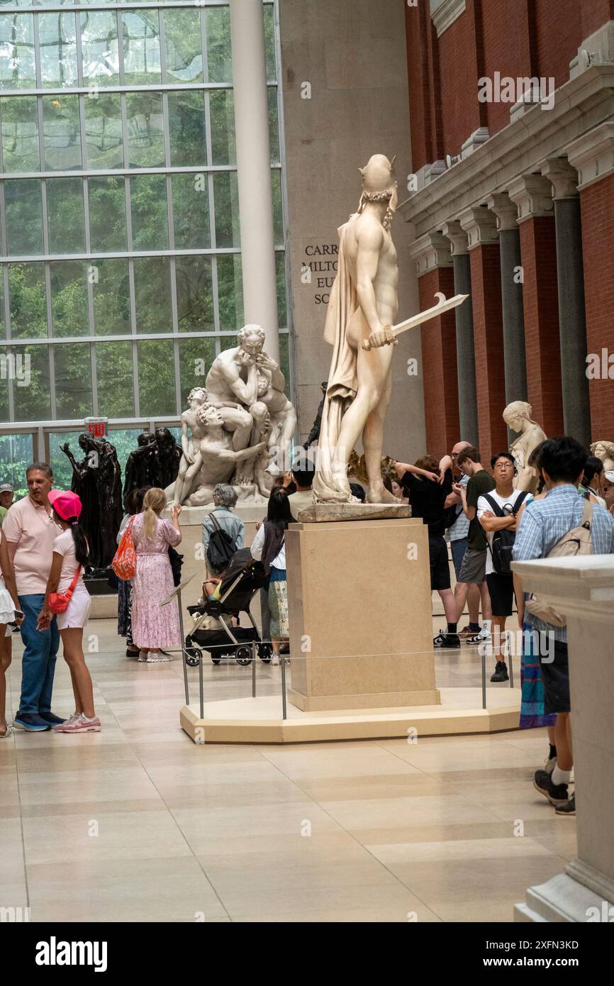 European Sculpture and Decorative Arts Court at the Metropolitan Museum ...