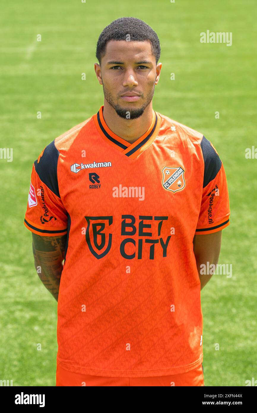 VOLENDAM, NETHERLANDS - JULY 4: Xavier Mbuyamba during the Photocall of ...