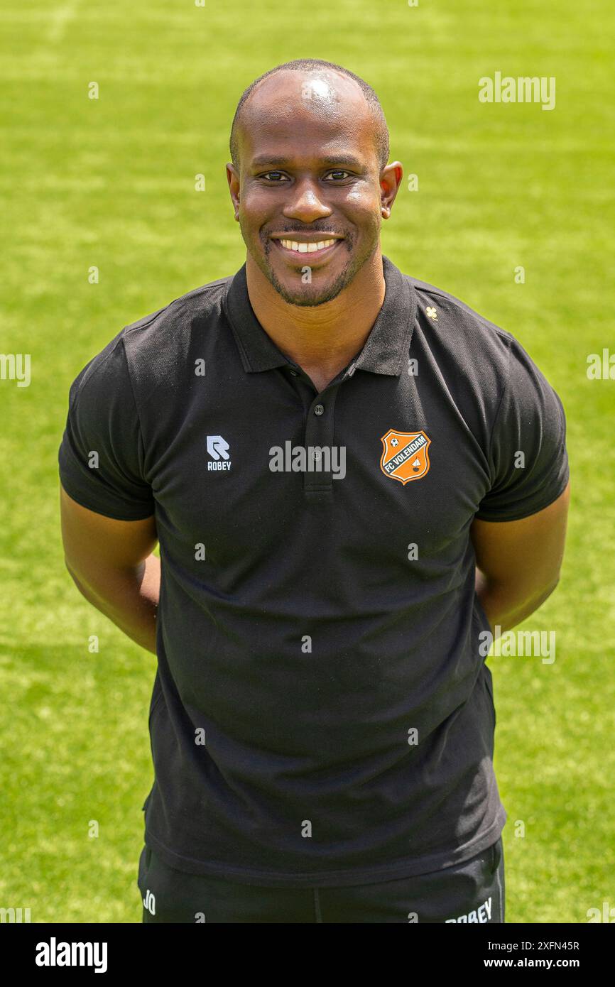 VOLENDAM, NETHERLANDS - JULY 4: Joomay Odjo during the Photocall of FC ...