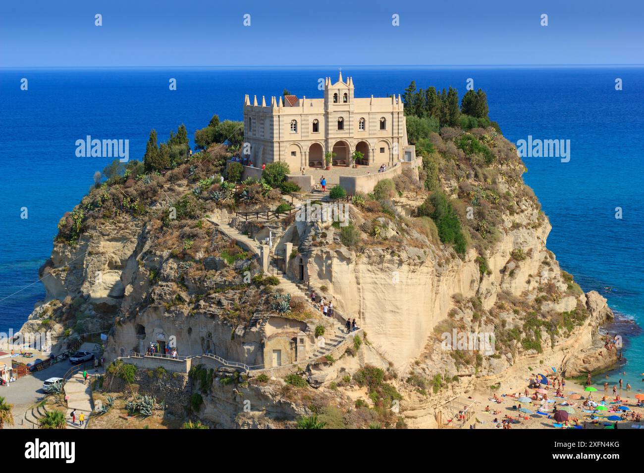 The Symbol Of Tropea Town And Calabria Region, The Sanctuary Of Santa ...