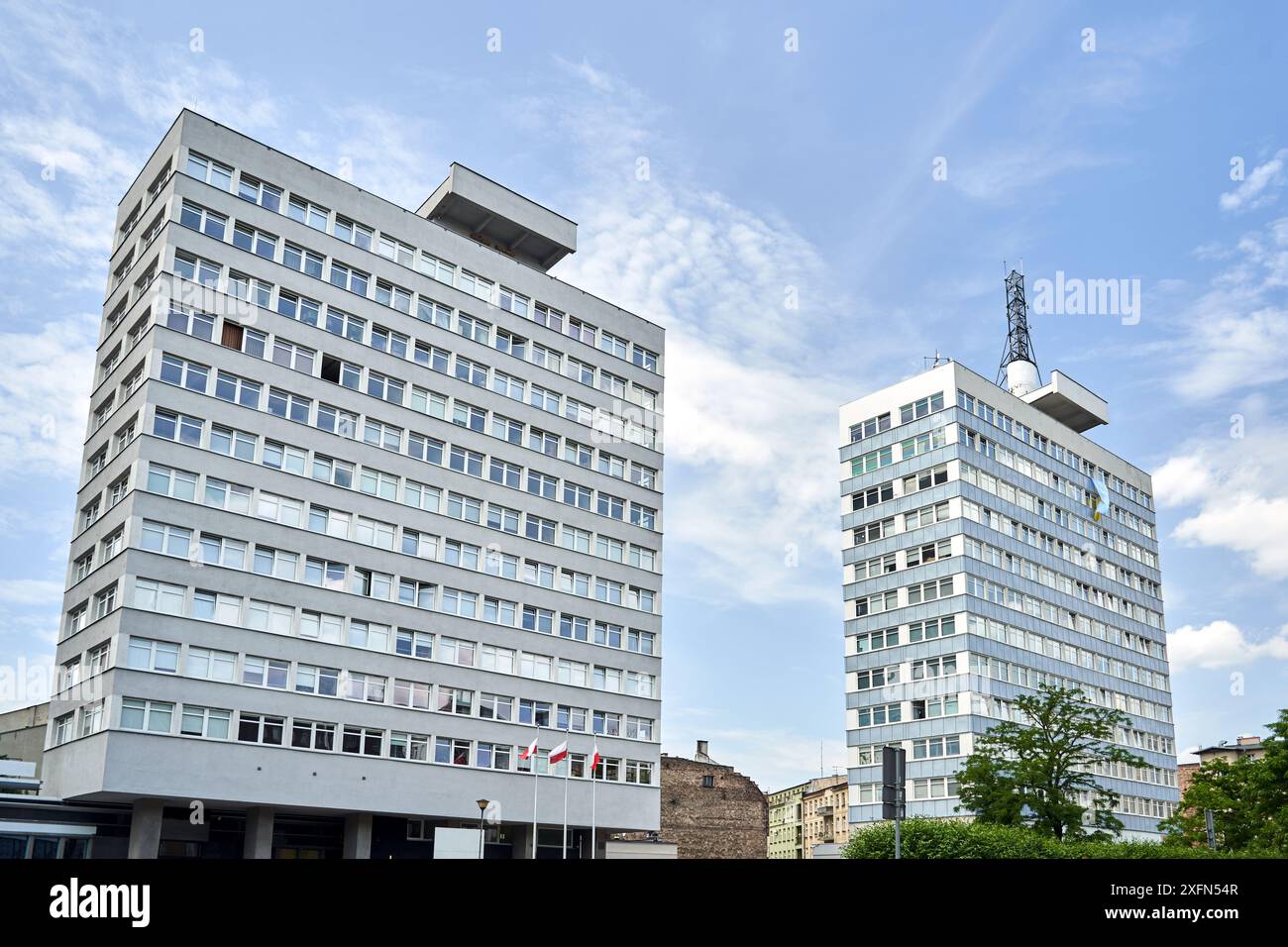 facade of a modern office building in Poznan, Poland Stock Photo - Alamy