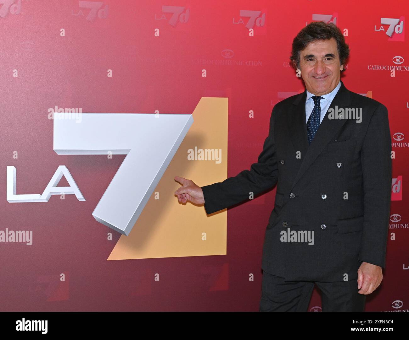 Milan, Italy La7 presentation of program schedules for the 2024/25 ...