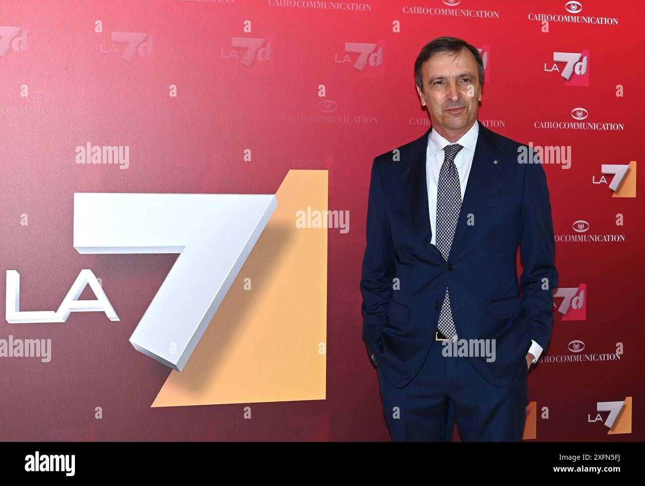 Milan, Italy La7 presentation of program schedules for the 2024/25 ...