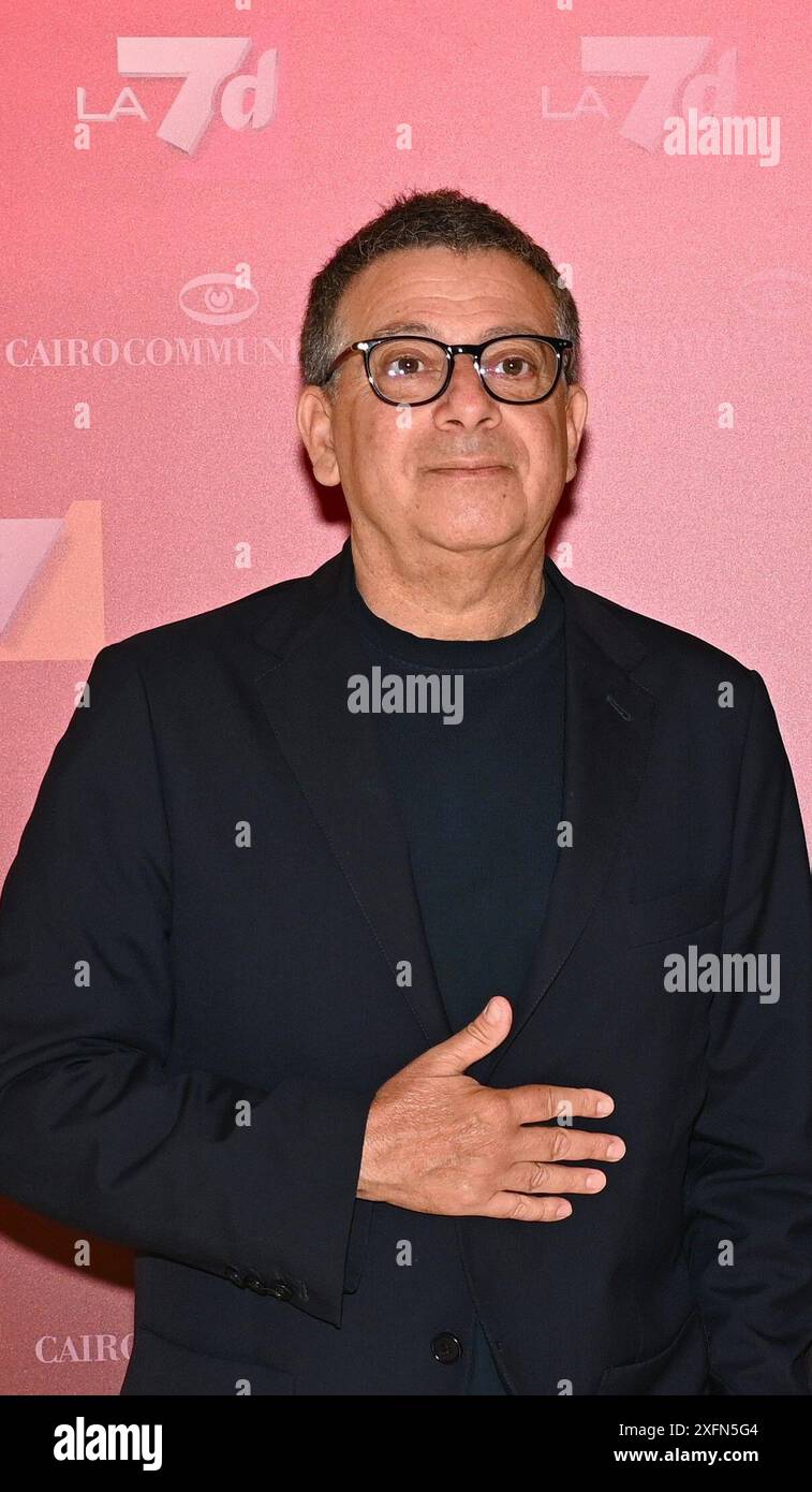 Milan, Italy La7 presentation of program schedules for the 2024/25 ...