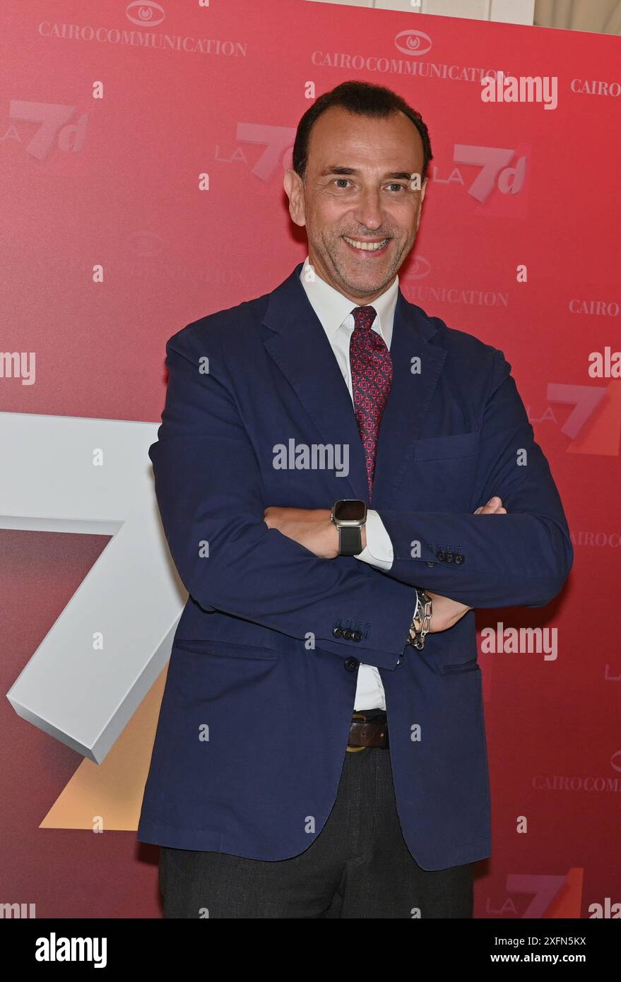 Milan, Italy La7 presentation of program schedules for the 2024/25 ...