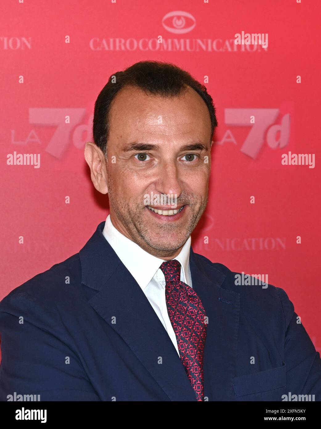 Milan, Italy La7 presentation of program schedules for the 2024/25 ...