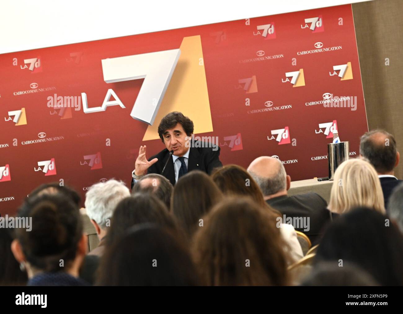 Milan, Italy La7 presentation of program schedules for the 2024/25 ...