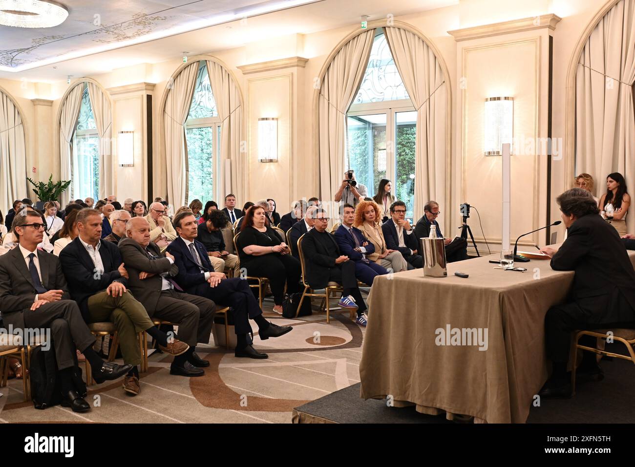 Milan, Italy La7 presentation of program schedules for the 2024/25 ...