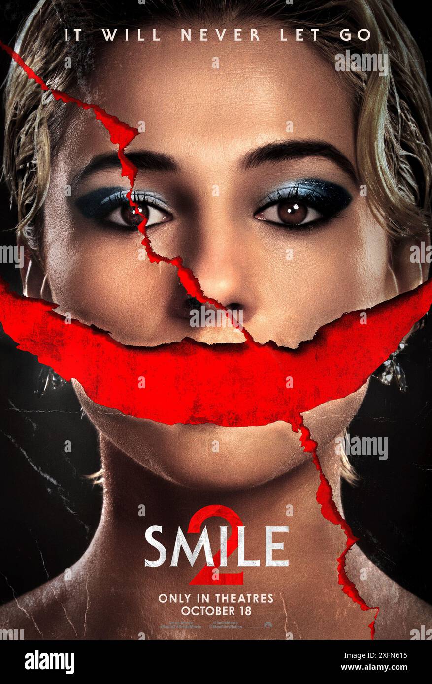 Smile 2 poster Naomi Scott Stock Photo - Alamy