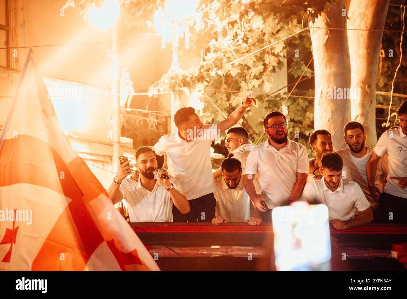Tbilisi, Georgia - 2nd july, 2024: Georgian national football team ...