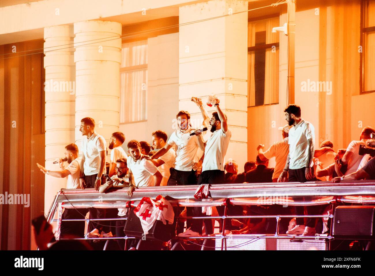 Tbilisi, Georgia - 2nd july, 2024: Georgian national football team ...