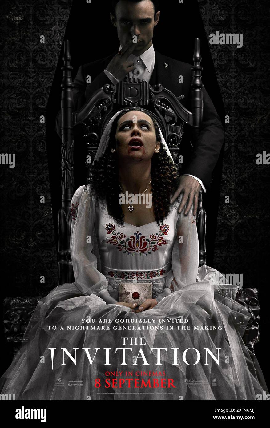 The Invitation Nathalie Emmanuel poster Stock Photo - Alamy