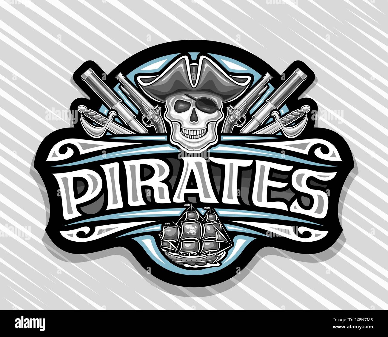 Scary Pirate Logo Up Until Now, I Was Only Doing Strawhats Pirates,