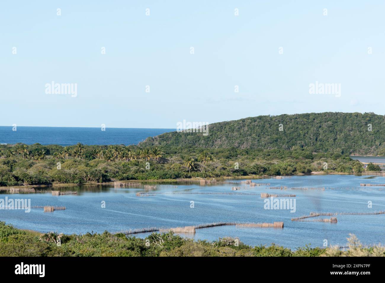 Fish traps in St Lucia Game Reserve, iSimangaliso Wetland Park UNESCO ...